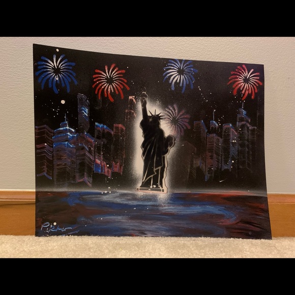 Art | New York Fireworks Spray Paint | Poshmark